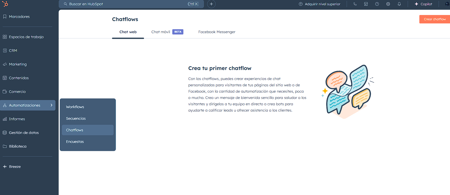 Cómo implementar un Chatbot en HubSpot paso a paso - ONE